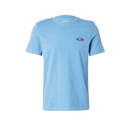 s.Oliver T-Shirt Herren Gr&ouml;&szlig;e L blau / himmelblau / wei&szlig;