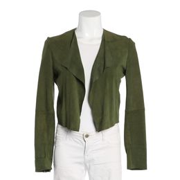 American Vintage Lederjacke / Ledermantel Damen Gr&ouml;&szlig;e S oliv