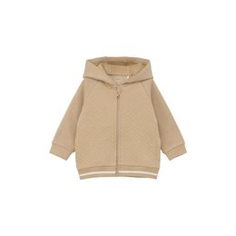 s.Oliver Sweatjacke Jungen Gr&ouml;&szlig;e 62 camel / wei&szlig;
