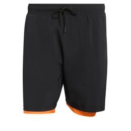 adidas Performance Sporthose 'CLUB' Herren Gr&ouml;&szlig;e XS orange / schwarz