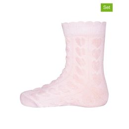 Ewers 2er-Set: Socken in Rosa - 53% | Gr&ouml;&szlig;e 16/17 | Babysocken-strumpfhosen