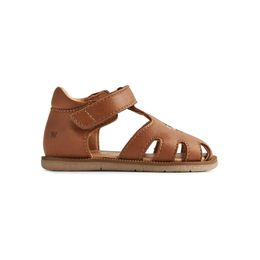 Wheat Leder-Halbsandalen "Lowe" in Hellbraun - 50% | Gr&ouml;&szlig;e 21 | Babysandalen