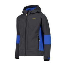 CMP Softshelljacke in Anthrazit/ Blau - 31% | Gr&ouml;&szlig;e 140 | Kinder-outdoor-jacken