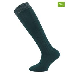 Ewers 2er-Set: Kniestr&uuml;mpfe in Gr&uuml;n - 40% | Gr&ouml;&szlig;e 18/19 | Babysocken-strumpfhosen