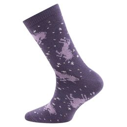 MaxiMo Socken "Dinos" in Lila - 40% | Gr&ouml;&szlig;e 35-38 | Babysocken-strumpfhosen
