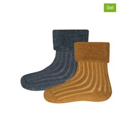 Ewers 4er-Set: Socken in Dunkelgrau/ Hellbraun - 52% | Gr&ouml;&szlig;e 18/19 | Babysocken-strumpfhosen