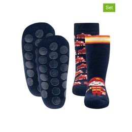 Ewers 2er-Set: ABS-Socken in Dunkelblau - 39% | Gr&ouml;&szlig;e 19-22 | Babysocken-strumpfhosen