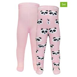 Ewers 2er-Set: Strumpfhosen in Rosa - 38% | Gr&ouml;&szlig;e 80 | Babysocken-strumpfhosen