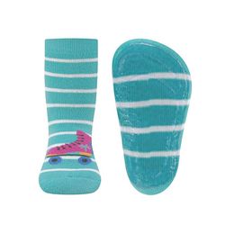 Ewers ABS-Socken "SoftStep Roller Skate" in T&uuml;rkis - 27% | Gr&ouml;&szlig;e 19/20 | Babysocken-strumpfhosen