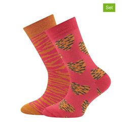 Ewers 2er-Set: Socken in Rot/ Orange - 27% | Gr&ouml;&szlig;e 27-30 | Babysocken-strumpfhosen