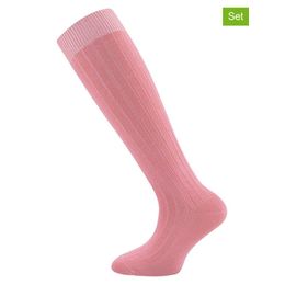 Ewers 2er-Set: Kniestr&uuml;mpfe in Rosa - 37% | Gr&ouml;&szlig;e 39-42 | Babysocken-strumpfhosen