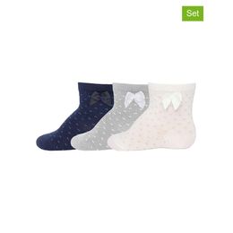 Ewers 3er-Set: Socken in Dunkelblau/ Grau/ Beige - 43% | Gr&ouml;&szlig;e 23-26 | Babysocken-strumpfhosen