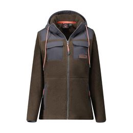 Canadian Peak Fleecejacke "Toulouseak" in Khaki - 79% | Gr&ouml;&szlig;e XXL | Damenjacken
