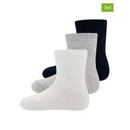 Ewers 3er-Set: Socken in Schwarz/ Grau/ Wei&szlig; - 60% | Gr&ouml;&szlig;e 23-26 | Babysocken-strumpfhosen