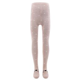 MaxiMo Strumpfhose "Katze" in Beige - 52% | Gr&ouml;&szlig;e 92 | Babysocken-strumpfhosen