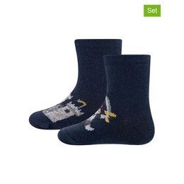 Ewers 2er-Set: Socken in Dunkelblau - 18% | Gr&ouml;&szlig;e 23-26 | Babysocken-strumpfhosen