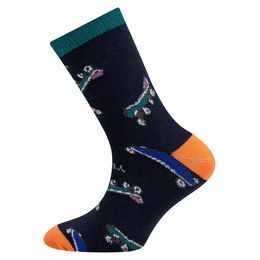 MaxiMo Socken "Skater" in Gr&uuml;n/ Orange/ Schwarz - 35% | Gr&ouml;&szlig;e 27-30 | Babysocken-strumpfhosen