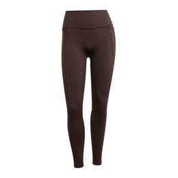 ADIDAS PERFORMANCE Workout Pants 'Optim&eacute; Workout 7/8' female size XL Dark brown