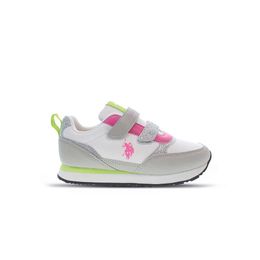 U.S. Polo Assn. Sneakers in Grau/ Wei&szlig;/ Pink - 47% | Gr&ouml;&szlig;e 29 | Kindersneakers