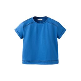 Mango Kids T-Shirt 'ELLIE' M&auml;dchen Gr&ouml;&szlig;e 116 blau
