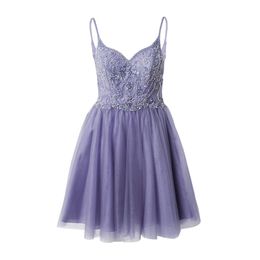 Laona Kleid Damen Gr&ouml;&szlig;e 38 silbergrau / lavendel / transparent