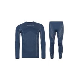 SNOCKS Sportunterw&auml;sche Herren Gr&ouml;&szlig;e XL dunkelblau / hellgrau