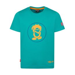 Trollkids Funktionsshirt "Troll T" in Blau - 34% | Gr&ouml;&szlig;e 128 | Kinder-oberteile