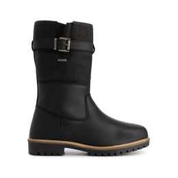 TRAVELIN' Leder-Boots "Fjaere" in Schwarz - 62% | Gr&ouml;&szlig;e 45 | Damen-stiefel