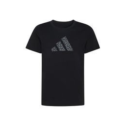 adidas Sportswear Funktionsshirt Jungen Gr&ouml;&szlig;e 164 grau / schwarz