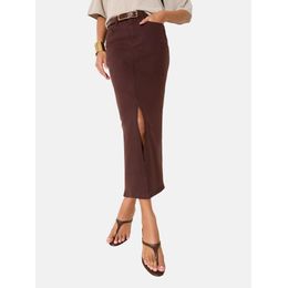 Friends Like These Skirt female size 48 Chocolate