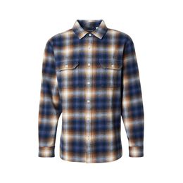 Levi's Levi's Hemd 'Jackson Worker Overshirt' Herren Gr&ouml;&szlig;e L blau / hellbraun / wei&szlig;