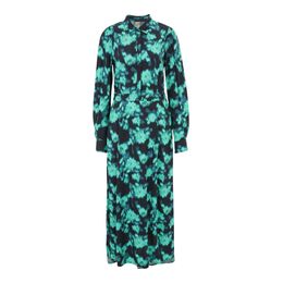 Y.A.S Yas Tall Kleid 'FLAIR' Damen Gr&ouml;&szlig;e 38 jade / schwarz Winterkleid