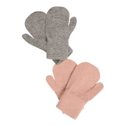 CeLaVi Handschuhe Jungen Gr&ouml;&szlig;e S/M dunkelgrau / rosa
