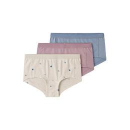 name it Underpants girl size 116 Dusty blue / Light grey / Dusky pink