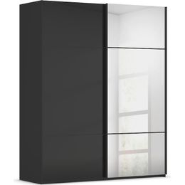 Rauch Schwebet&uuml;renschrank &raquo;Kleiderschrank Schrank Garderobe Schlafzimmerschrank SCALE-TRIO&laquo; edle dreigeteilte Front mit 2 Zierleisten Spiegel/Glas 