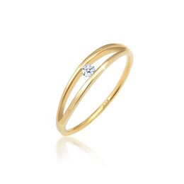 Elli DIAMONDS Damen Elli DIAMONDS Verlobungsring &raquo;Verlobung Wellen Diamant (0.06 ct.) 585 Gelbgold&laquo; gold
