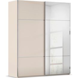 Rauch Schwebet&uuml;renschrank &raquo;Kleiderschrank Schrank Garderobe Schlafzimmerschrank SCALE-TRIO&laquo; edle dreigeteilte Front mit 2 Zierleisten Spiegel/Glas 