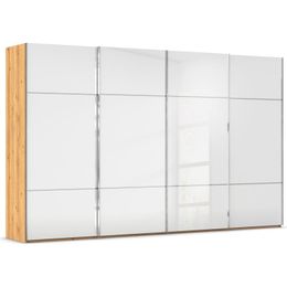 Rauch Schwebet&uuml;renschrank &raquo;Kleiderschrank Schrank Garderobe Schlafzimmerschrank SCALE-TRIO&laquo; edle dreigeteilte Front mit 2 Zierleisten Glasfront MADE 