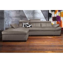 exxpo - sofa fashion Ecksofa &raquo;Salerno, Funktionssofa, Breite 280cm, hoher Sitzkomfort, L-Form&laquo; inkl. Kopf- und Armteilverstellung, wahlweise mit 