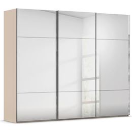 Rauch Schwebet&uuml;renschrank &raquo;Kleiderschrank Schrank Garderobe Schlafzimmerschrank SCALE-TRIO&laquo; edle dreigeteilte Front mit 2 Zierleisten Spiegelfront 