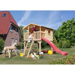 Konifera Spielturm &raquo;Unfug&laquo; BxTxH: 198x244x309 cm beige Holzwerkstoff