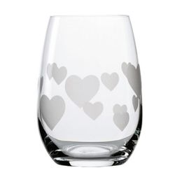 Glas &raquo;L'Amour&laquo; 6-teilig wei&szlig; Kristallglas