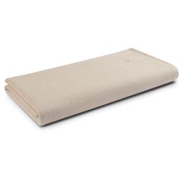 Ross Saunatuch &raquo;Waffelpique&laquo; 100% Baumwolle beige Frottier, Baumwolle