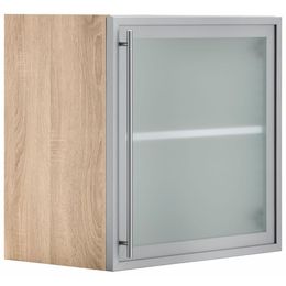 Optifit H&auml;ngeschrank, Breite 60 cm silber