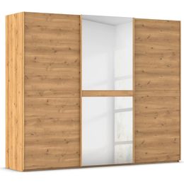 Rauch Schwebet&uuml;renschrank &raquo;Kleiderschrank Schrank Garderobe Schlafzimmerschrank SCALE-LINE&laquo; edle Optik mit Bauchbinde in Korpusfarbe mit Spiegel MADE 