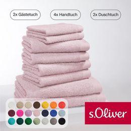 s.Oliver Handtuch Set &raquo;s.Oliver, Premium Qualit&auml;t, 600 gr/m&sup2;&laquo; Set 8 Stk. Walkfrottier 2 G&auml;stet&uuml;cher 30x50, 4 Handt&uuml;cher 50x100, 2 Duscht&uuml;cher 70x140 