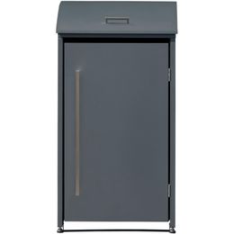 WESTMANN M&uuml;lltonnenbox &raquo;Moderna 1&laquo; Platz f&uuml;r 1 M&uuml;lltonne 240 L, BxHxT: 72x83x135 cm grau Metall, Stahl