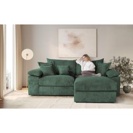 Home Affaire Ecksofa &raquo;Soft&Cosy XL L-Form, B: 246 cm - OTTO. Verl&auml;ssliche Qualit&auml;t.&laquo; Mega-Sofa, Cord oder Chenille-Struktur, mit Federkern & 4 