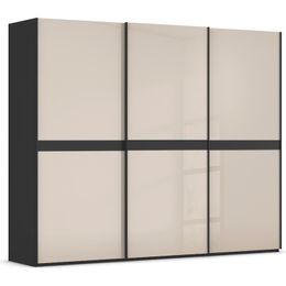 Rauch Schwebet&uuml;renschrank &raquo;Kleiderschrank Schrank Garderobe Schlafzimmerschrank SCALE-LINE&laquo; edle Optik mit Bauchbinde in Korpusfarbe mit Glasfront 