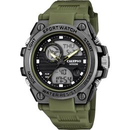 Calypso Watches Herren Calypso Watches Chronograph &raquo;Street Style&laquo; Quarzuhr, Armbanduhr, Herrenuhr, analog, digital, Tag, Wochentag